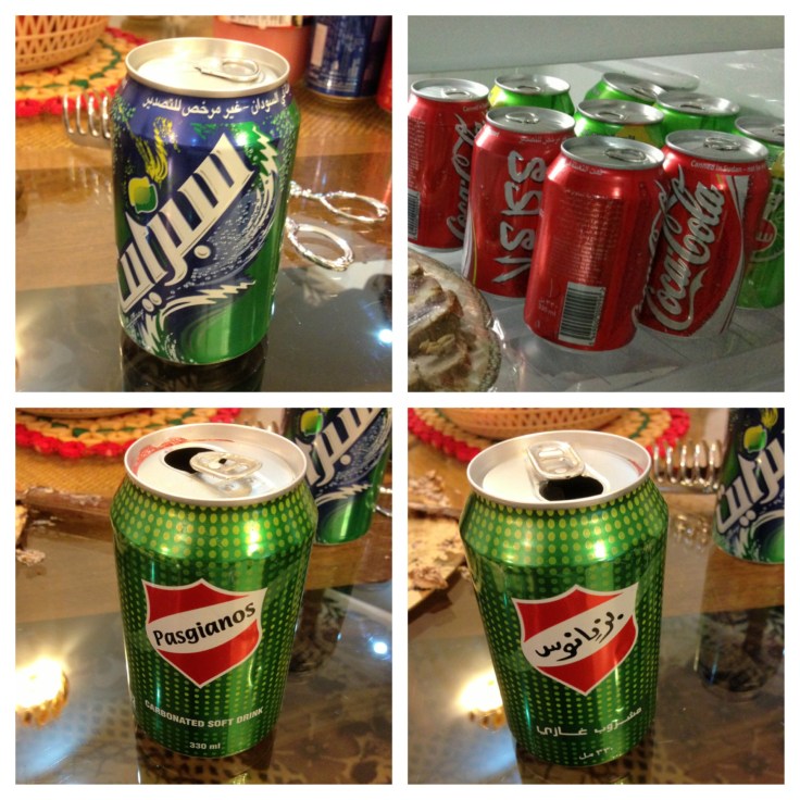 Arabic Soda Cans in Sudan – Home Is A Kitchen