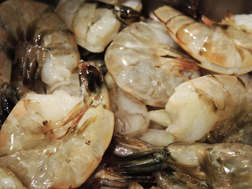 Steamed Orange Jumbo Shrimp with Buttered Zucchini – Home Is A Kitchen